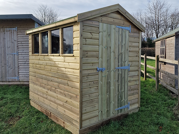 Heavy Duty Apex 8x6 Shed — Frome Stables